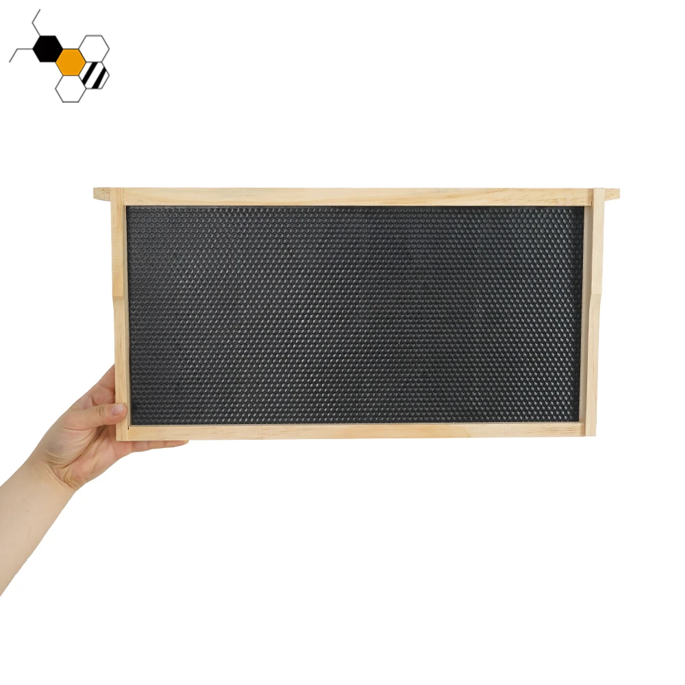 Beekeeping Wooden Langstroth Medium Brood Frames Unassembled Black Bee ...
