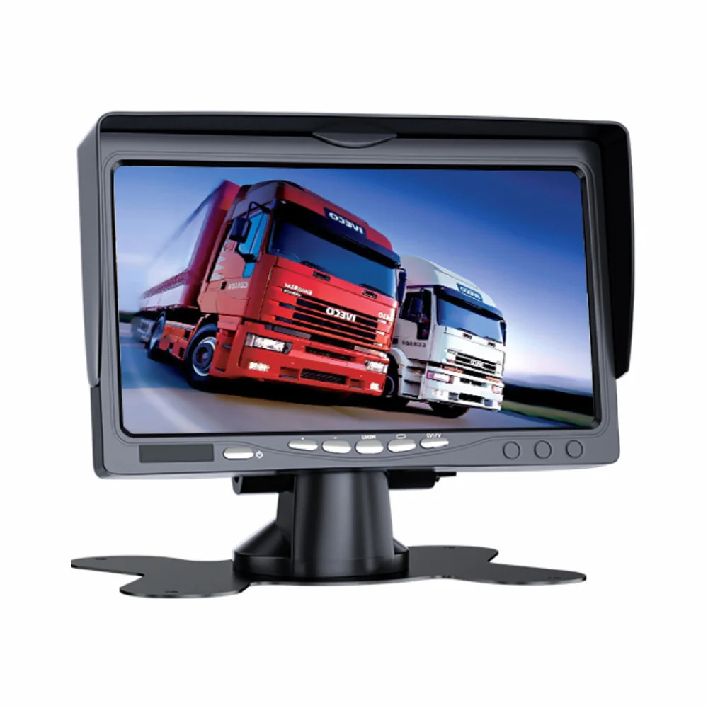 4 Channels Split Display Dashboard Car Monitor 7 Inch Screen Car Lcd Hd ...