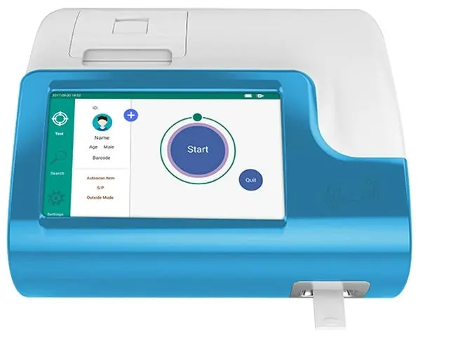 Hba1c T3 T4 Tsh Poct Immunoassay Analyzer/blood Testing Cardiac Marker ...
