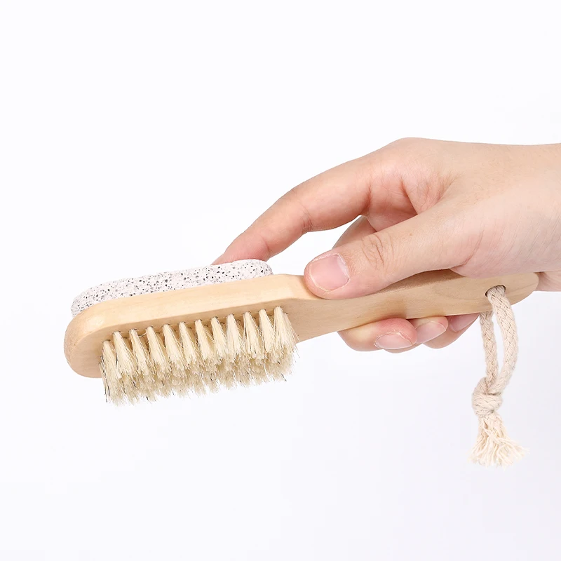 Foot Scrubber and Brush - Double Sided Pumice Stone Board