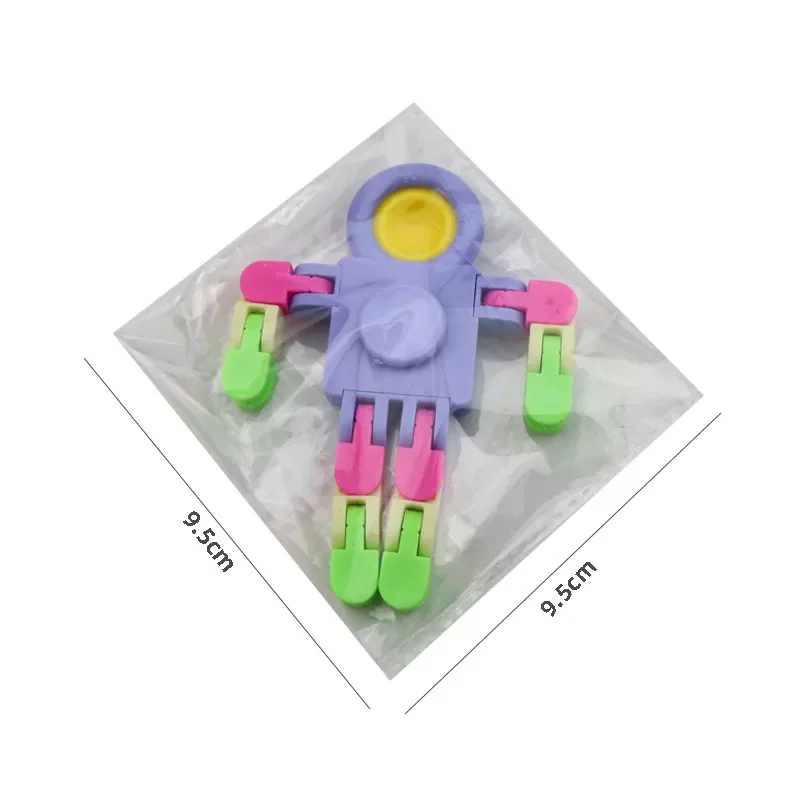 Robot Fidget Toy - Transformable Chain Robot Spinners