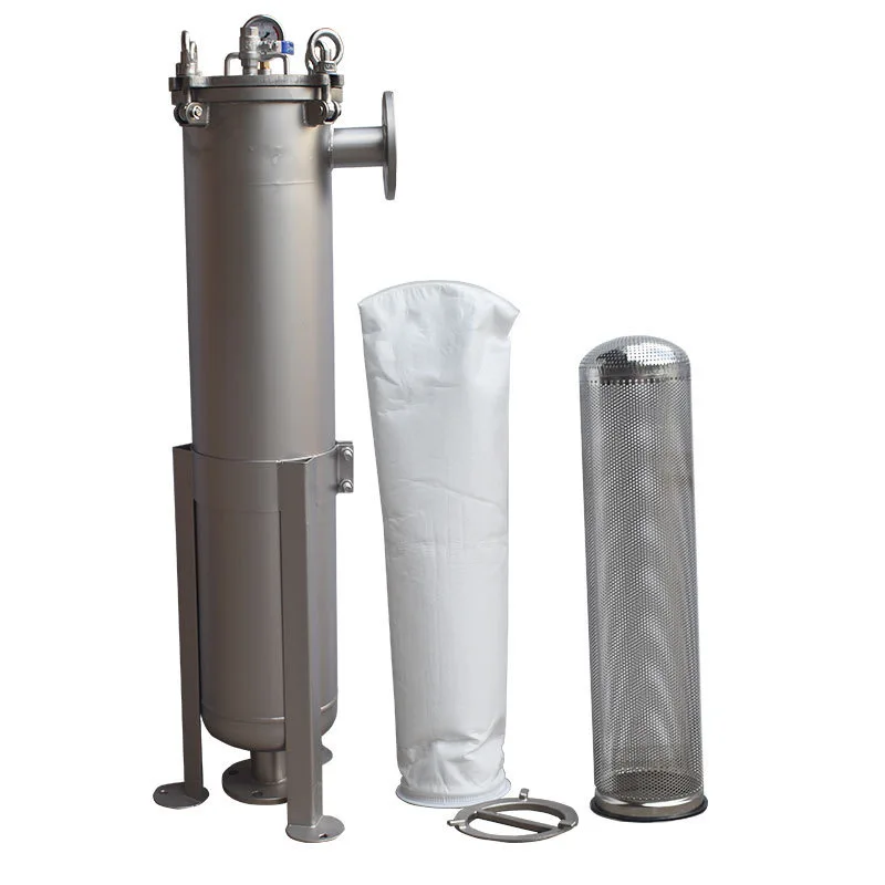 Single Bag Filter Petrochemical Chemical Lubricating Oil Filter 304 ...