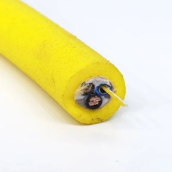 Kevlar Reinforced Underwater ROV Cable - 2 Core SM Fiber Optic