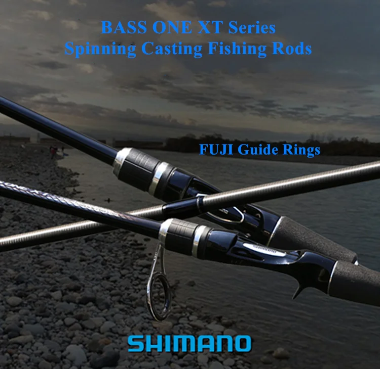 Shimano Bass One Xt Cork Handle Carbon Fiber Fuji Spinning Casting ...
