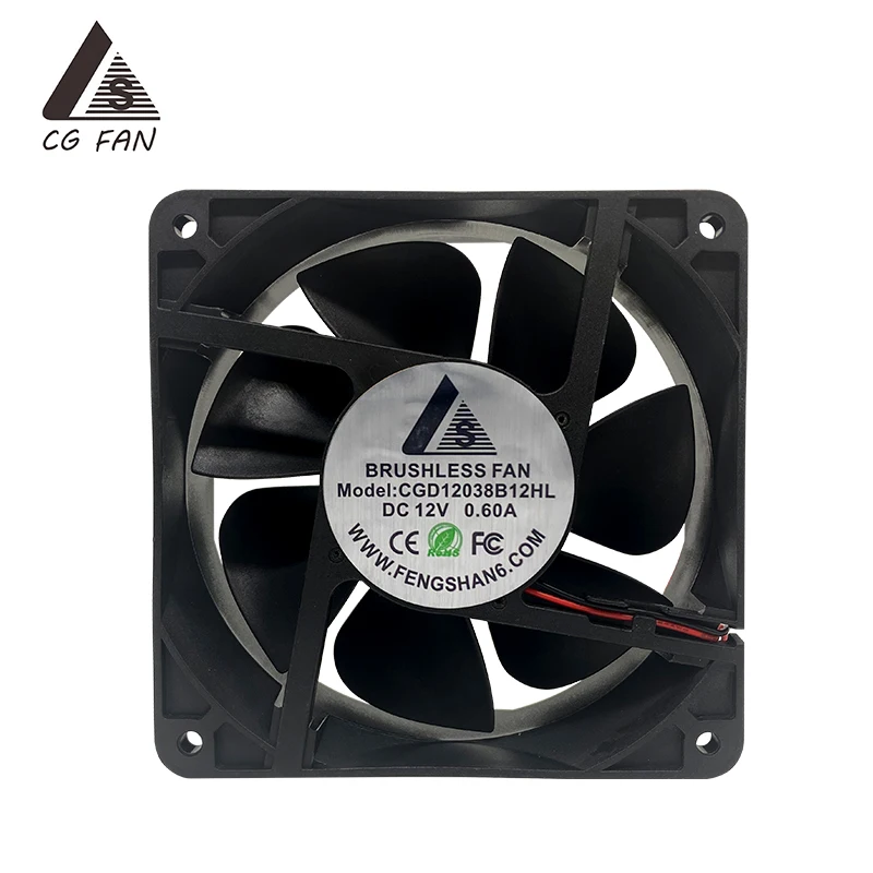 Kipas Angin Industri 12038 120X120X38Mm 12V Dc Kipas Pendingin Motor ...