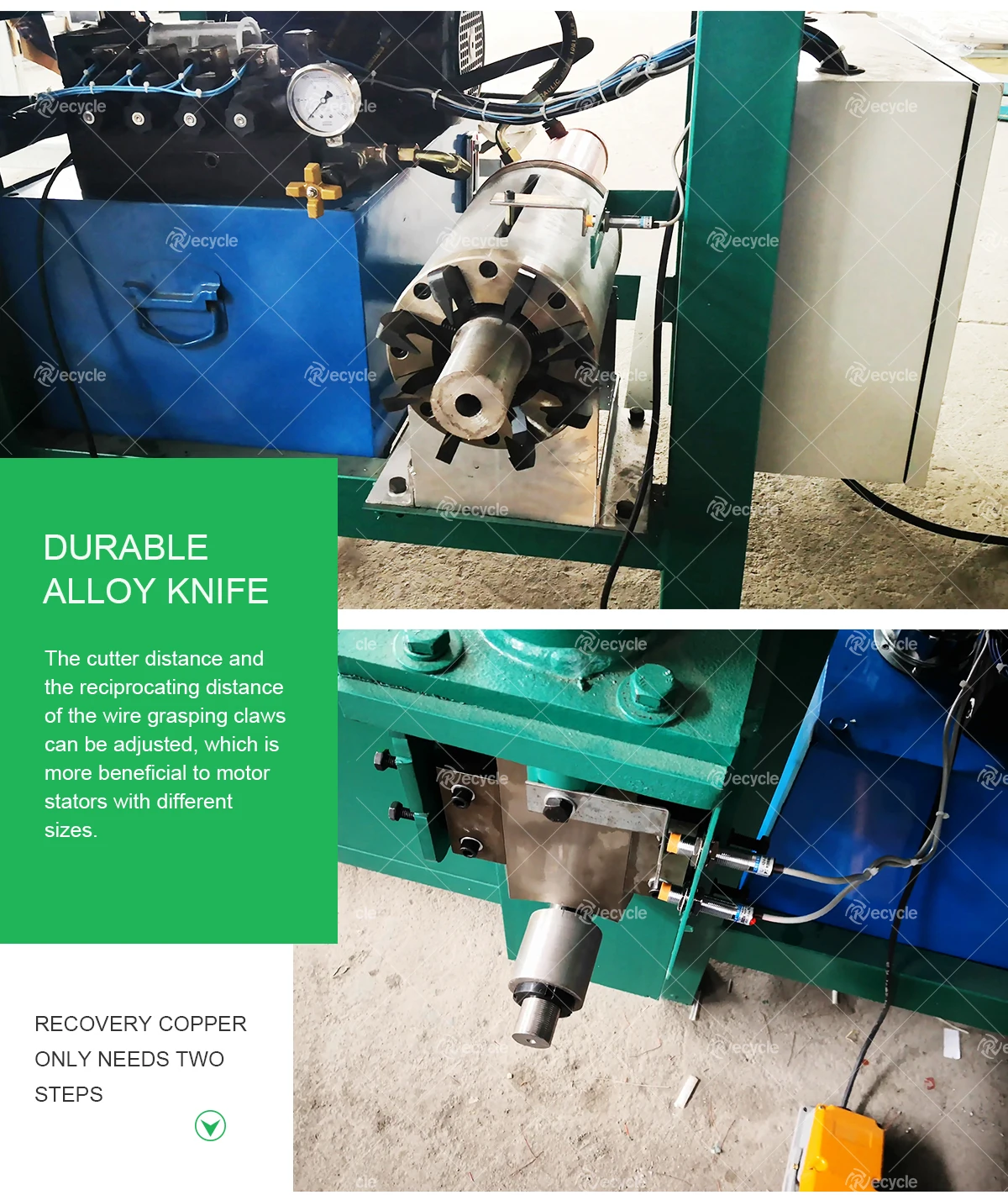 Motor Alternator Pulling Radial Cutting Motor Stator Winding Machine ...