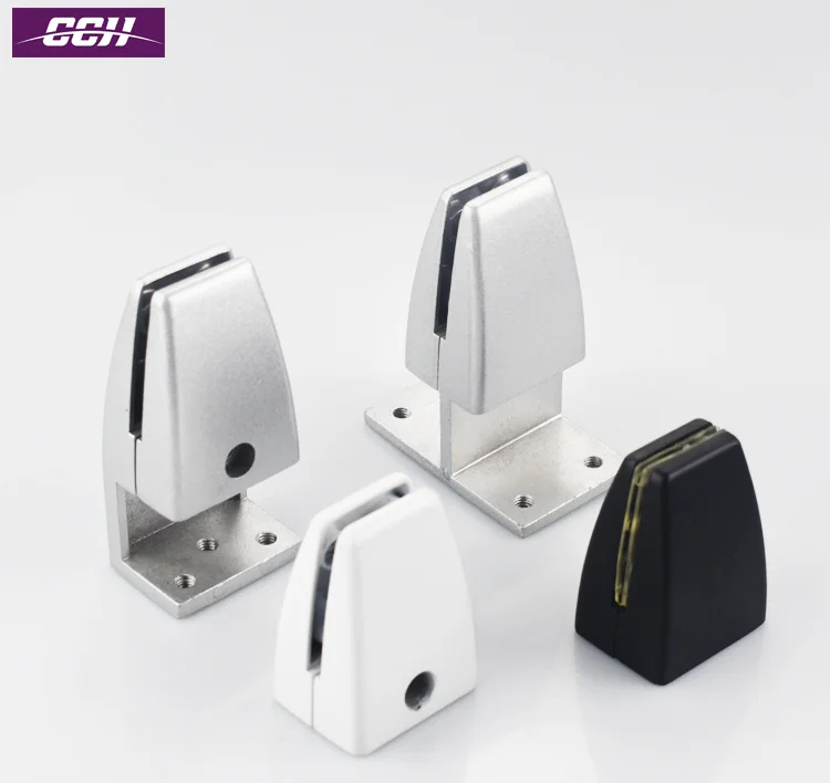 Aluminum Glass Bracing Clamp Office Desk Screen Clamp Wall Mounted ...