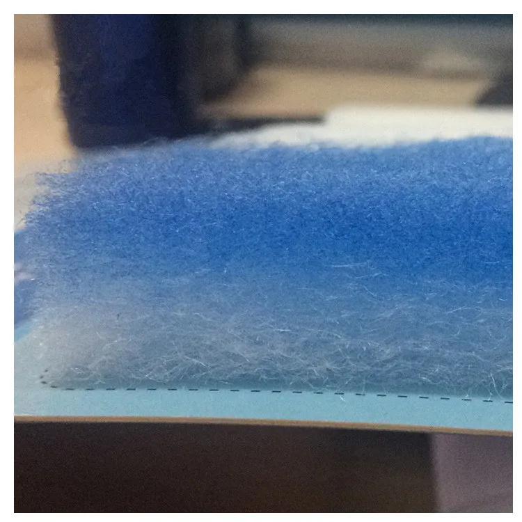 Blue White Filter Cotton 15mm Primary Filter Single Side Blue Fan Mouth ...