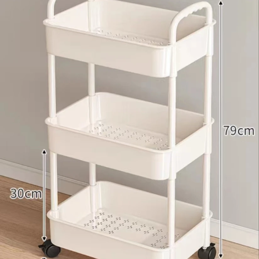 Small Cart Storage Rack,Floor Standing,Household Multi-layer Baby ...