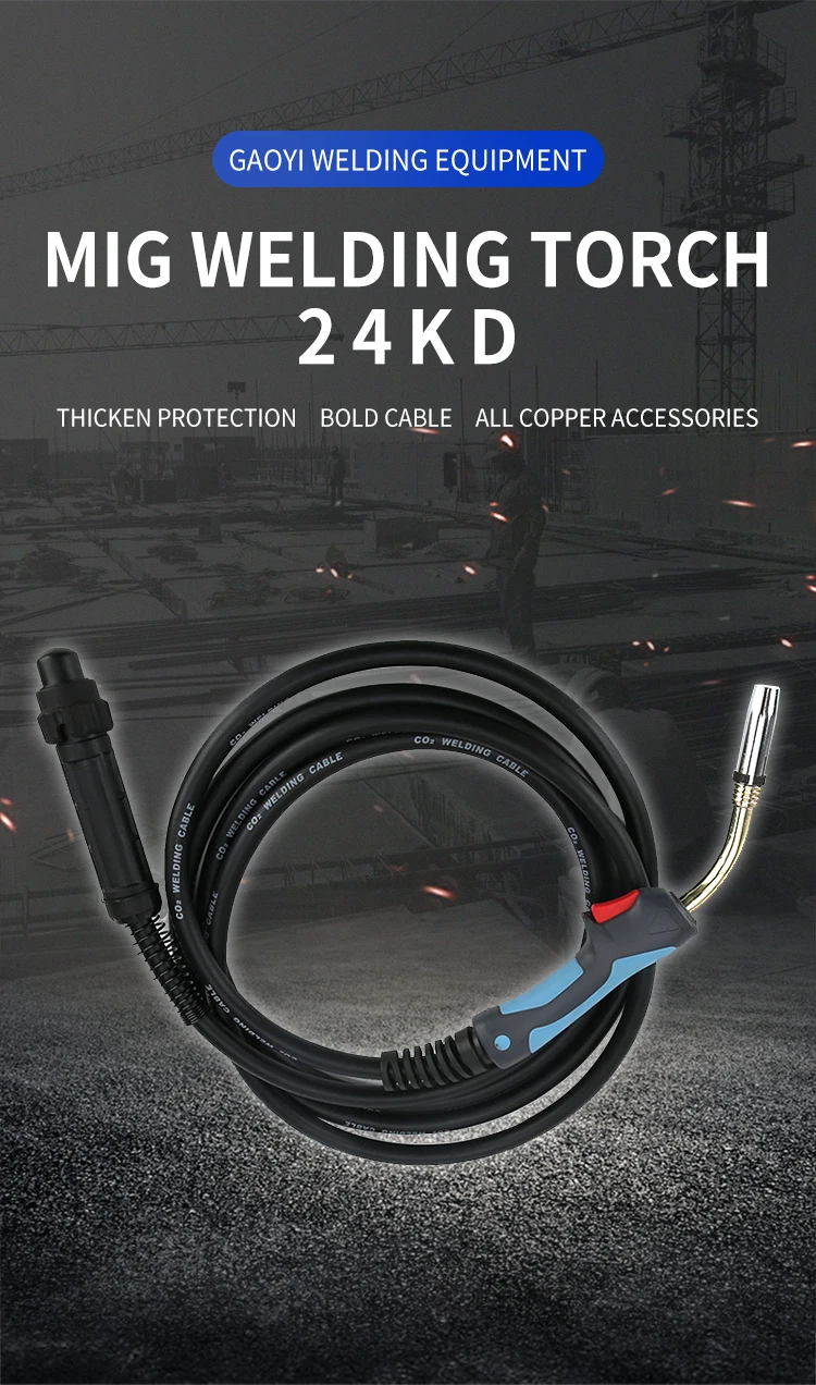 Binzel 24KD CO2 Gas-shied Welding Torch with EURO Connector Contact Tip ...