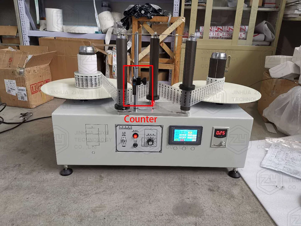 R-450 Adhesive Stick Label Paper Roll Rewinding Rewinder Machine With ...