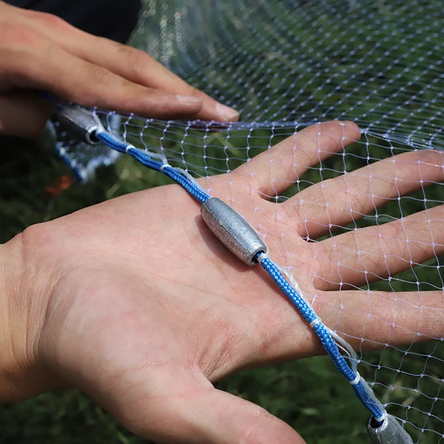 100% Nylon Monofilament Casting Net Drawstring Fishing Cast Net - Buy ...