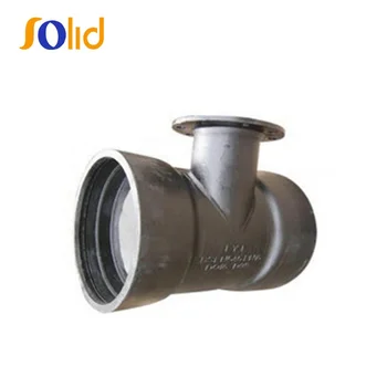 Water Line Ductile Iron Fittings Double Socket Level Invert Tee With ...