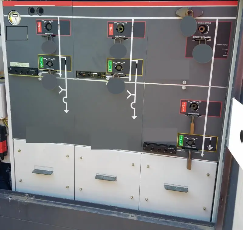 Sf6 Electrical Switchgear Gis Sf6 Gas Insulated Switchgear High Voltage ...