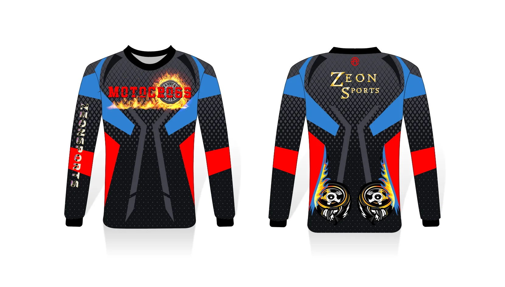Custom Design Motorcycle Motocross Jersey with UV Protection