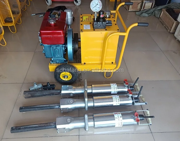 Diesel Electric Rock Breaker Hydraulic Stone Splitter Machine - Buy ...