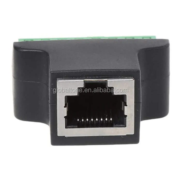 Rj45 Screw Terminal Adaptor Connector,Ethernet Connector Rj45 Female ...