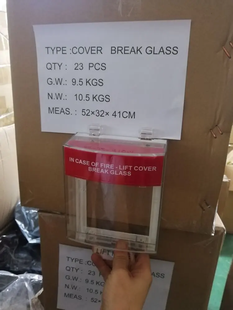 Wholesale Outdoor Manual Call Point Cover Cp-32 Break Glass Ip65 Pc ...