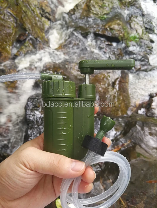 Portable Hand Pump Water Filter Survivor Filter 3 Filter Stages ...