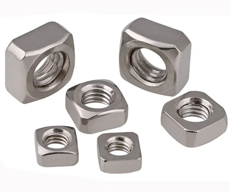 DIN557 Stainless Steel Square Nut DIN 557 M3 M5 M6 Square Threaded Nut ...