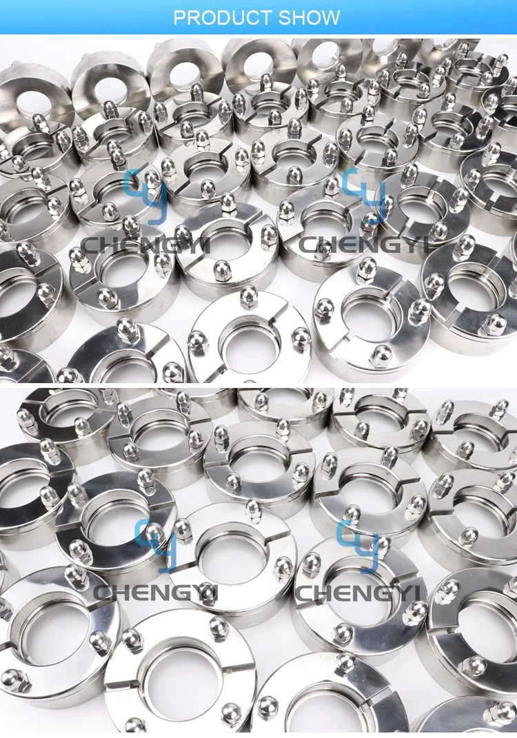 Sanitary Stainless Steel Aseptic Pipe Fittings - NA Flange Connection