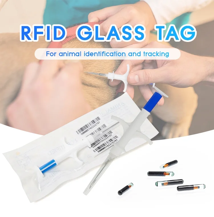 Rfid 134.2khz Microchip Animal Injectable Dog Cow Microchip Pet ...