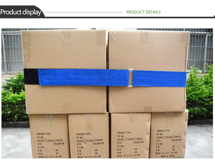 Customized Hook And Loop Metal Buckle Adjustable Pallet Strap - Buy ...