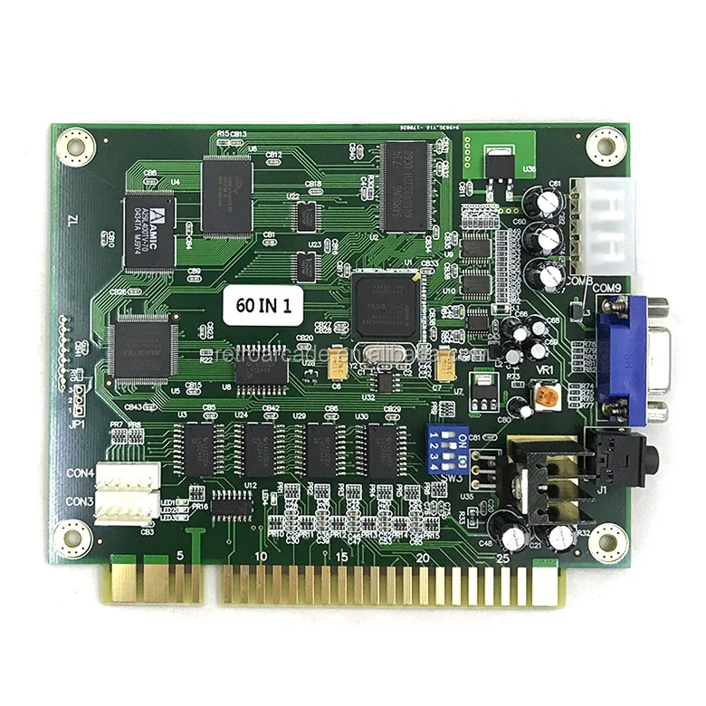 60 in 1 Arcade Game Board for Cocktail Table - Trackball