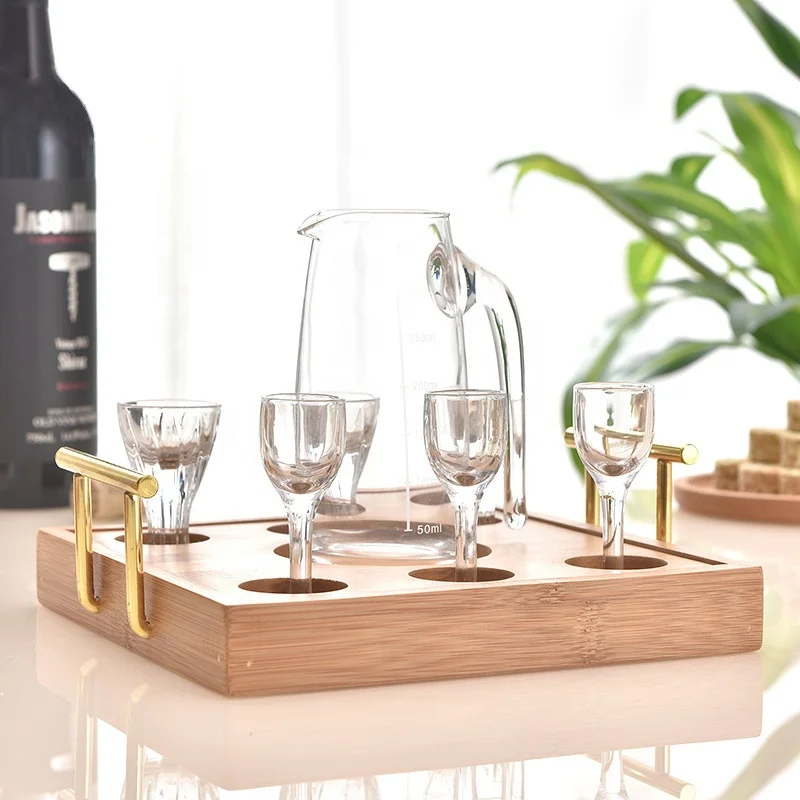Wooden Wine Glass Cup Holder Countertop Bamboo Wood Goblet Wine Glass ...