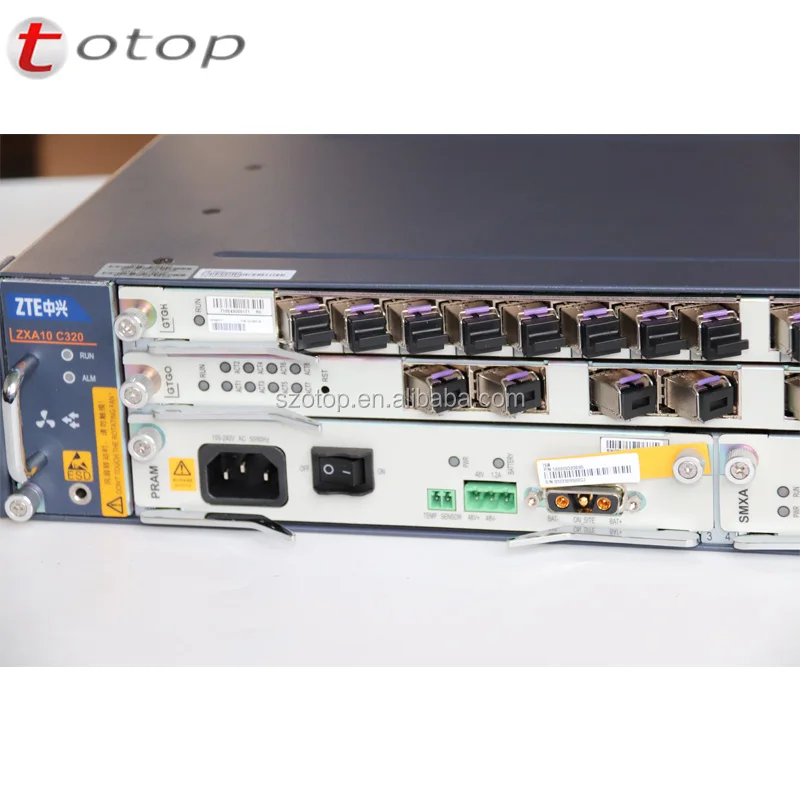 Zte Olt C320 Optical Line Terminal Equipment With 1*smxa Card,1*pram ...