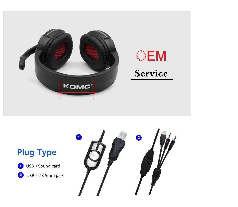 Stereo Gaming Headphones Microphone Wired Usb With Sound Card Ce Rohs ...