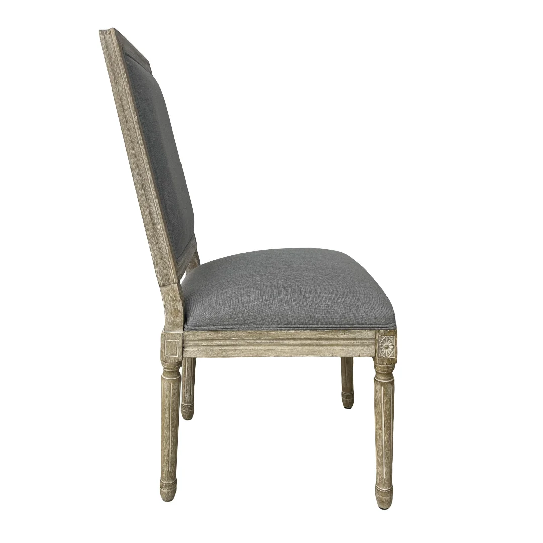 French Provincial Antique Style Louis Xv Chair Square Wooden Dining ...