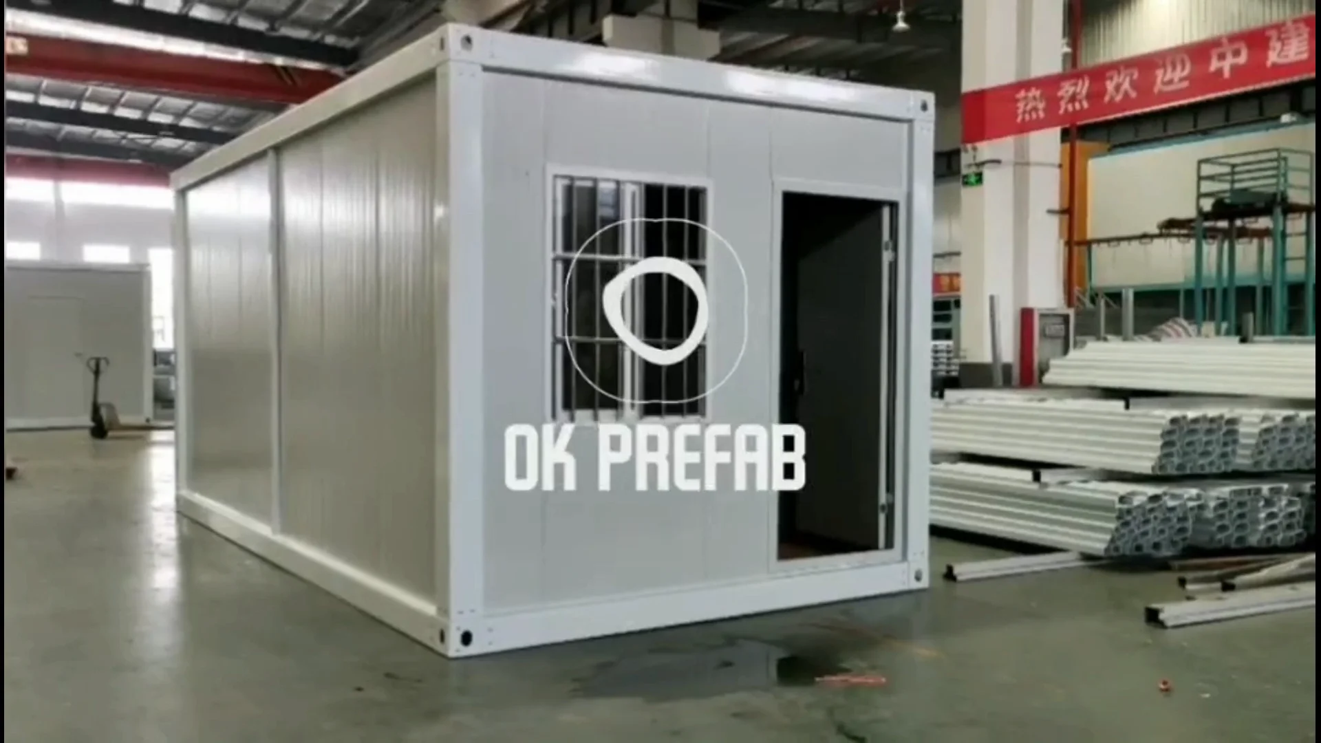 Ok Prefab Folding Container Van And Portable Cabins Prefab Labor Camp ...