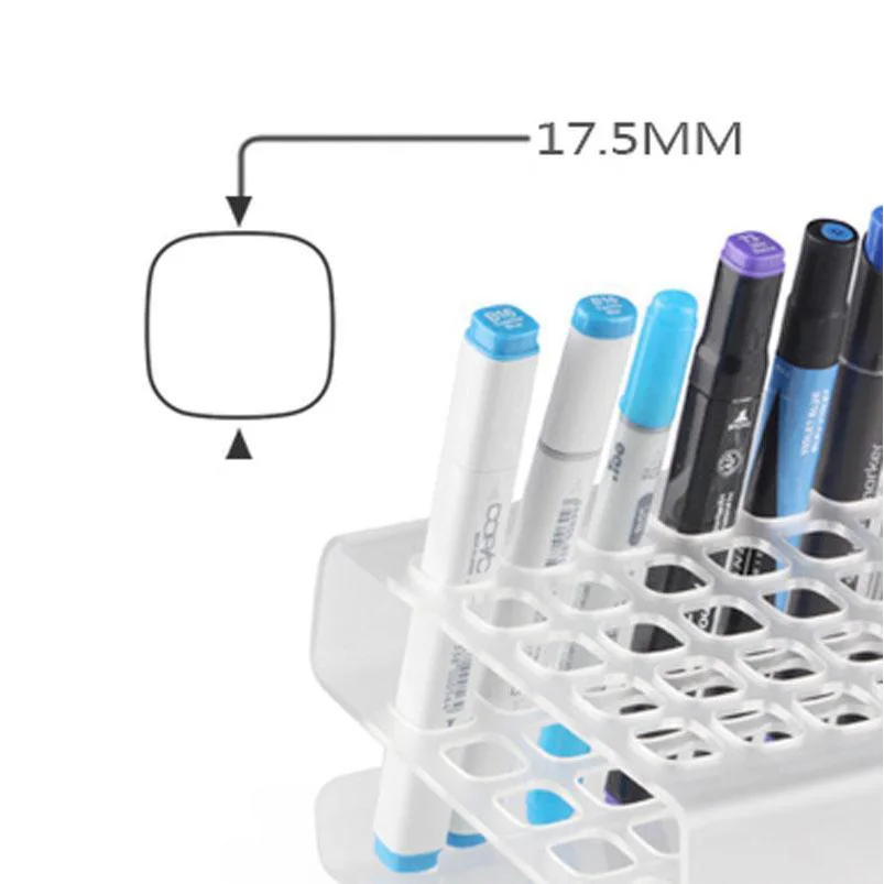 Wholesale Premium Clear Acrylic Pen Rack - Copic Markers