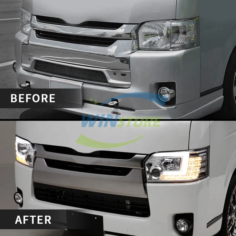 Hiace High Quality Headlight Headlamp Auto Lighting System Front Head ...