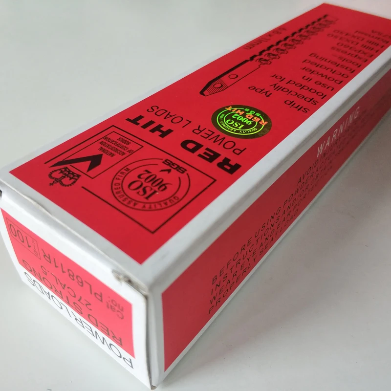 High Quality RED HIT Power Loads .27 CAL 6.8*11 Cartridges, View RED ...