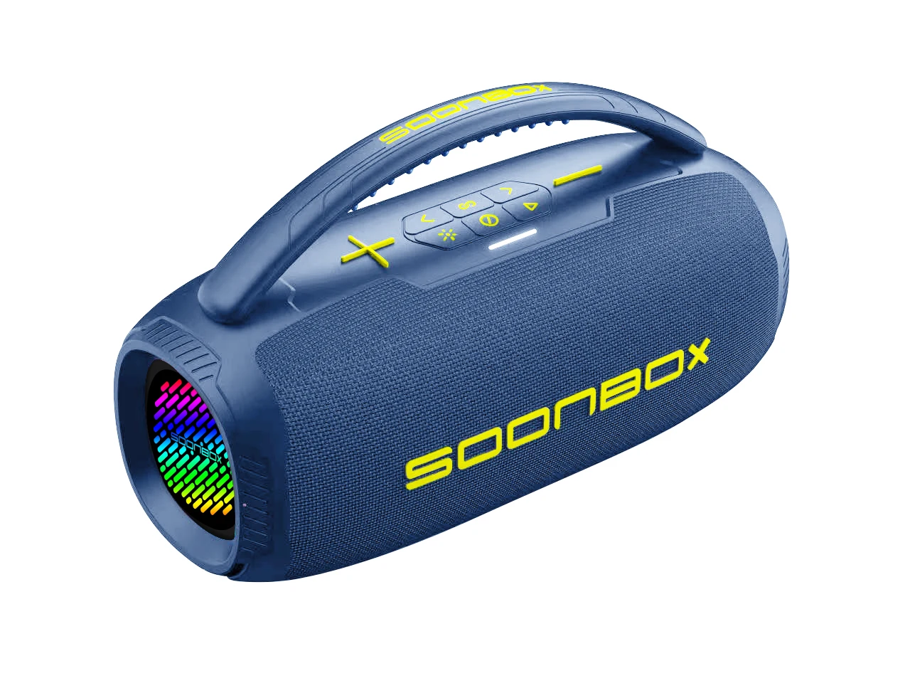 Colorful RGB Lights Amplifier Boombox Bass Stereo Subwoofer Outdoor HD ...