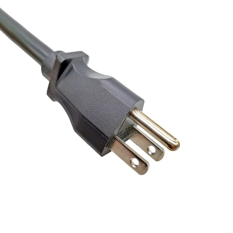 Nema 5-15r A Nema 5-15p Única Salida Protector De 1 Pie 18awg Negro ...