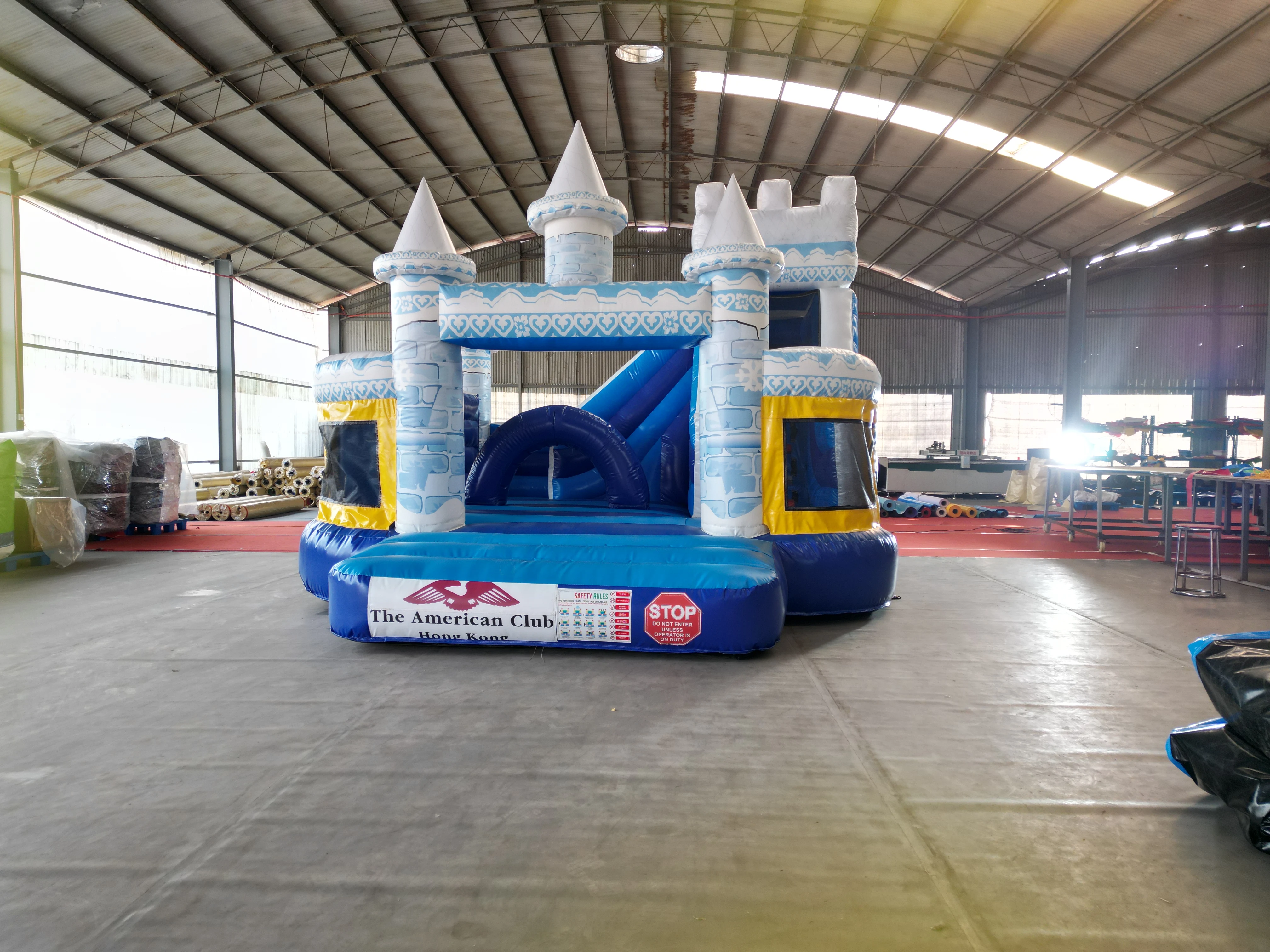 Ice And Snow Theme Inflatable Castle Bounce House Commercial Inflatable ...