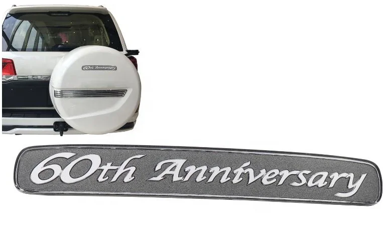 60th Anniversary Acrylic Car Emblem for Toyota Land Cruiser