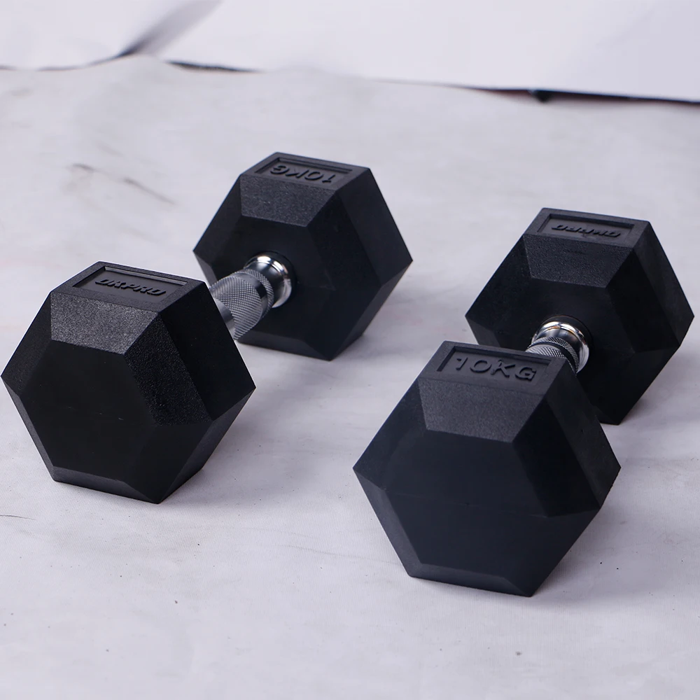 Hot Life Factory Supplies Hex Rubber Dumbbells - Buy Hex Dumbbells ...