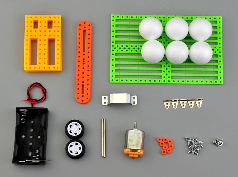 Auto Ball Pitching Machine Diy Educational Toys Stem Science Kit - Buy ...