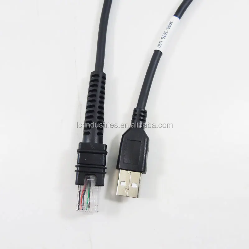 Rj45 / Usb Cable Factory Custom Scanner Cable For Zebra Symbol Barcode ...
