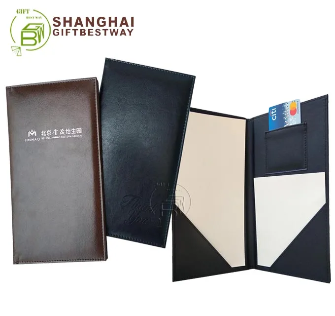 Coffee Restaurant Leather Bill Folder Check Presenter Cheap Bill ...