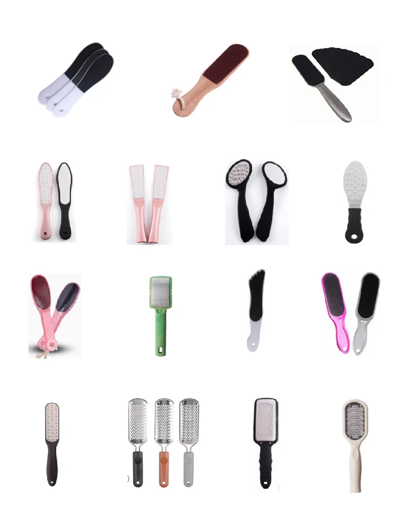 Plastic Handle Pedicure Foot File With Fine Sand And Coarse Sand - Buy ...