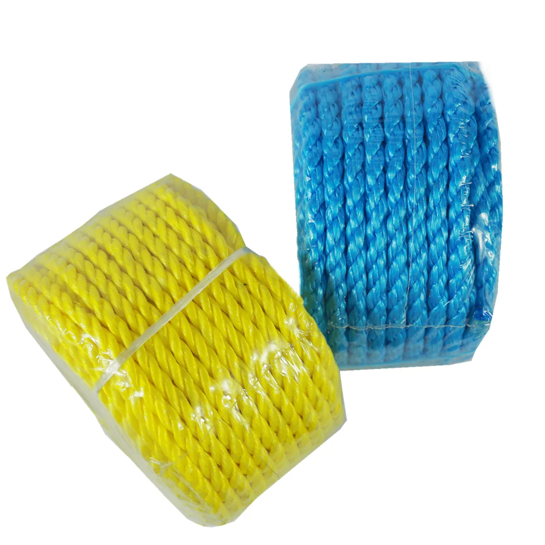 High Quality Pe String Twisted Rope Colored 3 Strands 6mm-20mm Twisted ...