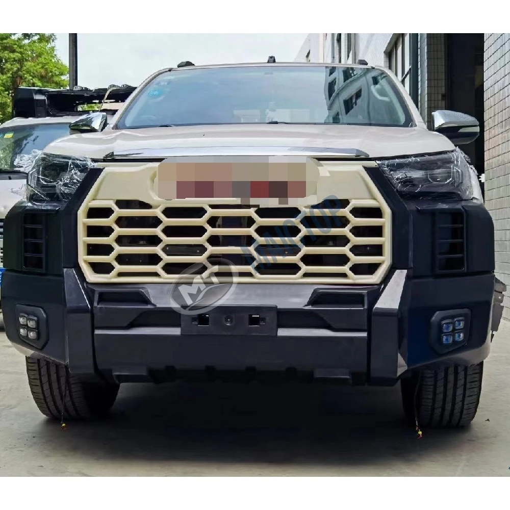 Maictop Car Accessories Modified Front Bumper Grill Bodykit For Hilux ...
