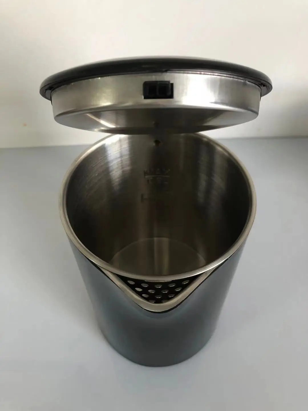 Hotel Supplies Stainless Steel Electric Tea Kettle Tray Set 0.8 L ...