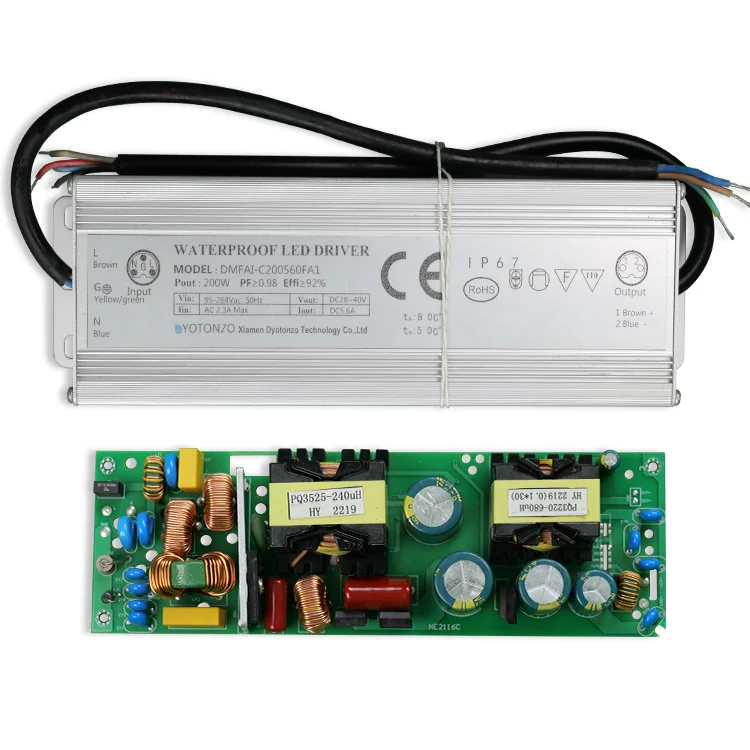 Waterproof Bipolar Ripple-free Isolation Led Driver 300w Ip67 Non Dimmable Ordinary Low Output ...