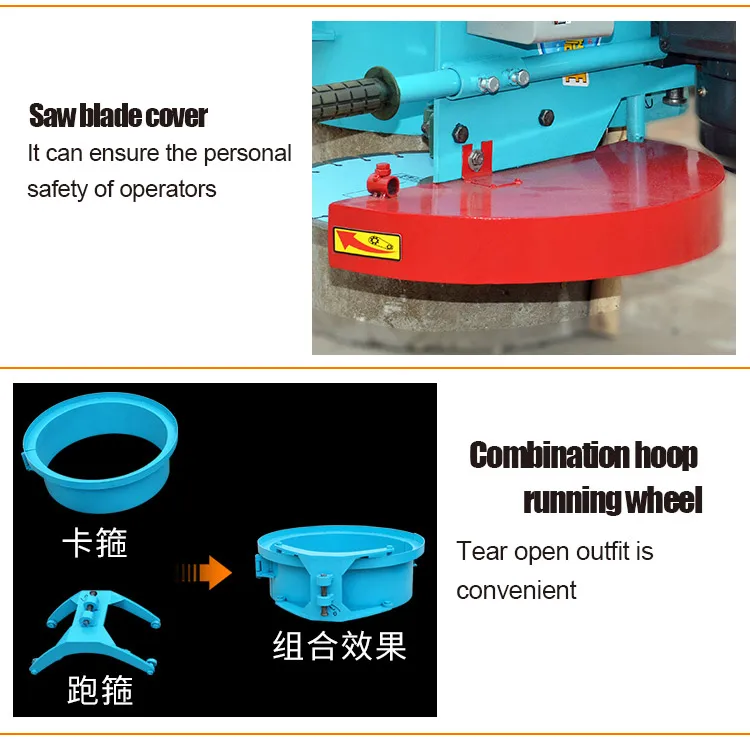 Portable 300-600mm Clamping Type Pile Cutter - Easy Maintenance